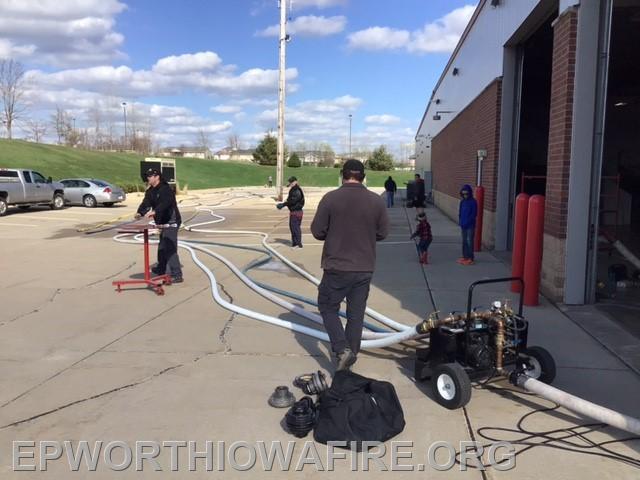 Epworth Fire conducts annual Hose Testing - Epworth Fire Department